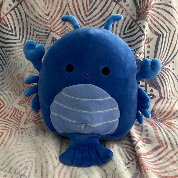 Kellytoy | Accessories | Lobert The Blue Lobster Squishmallows Stuffed Plush | Poshmark